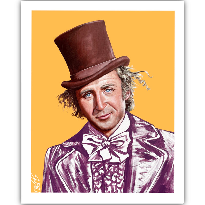 Willy Wonka Paper Print